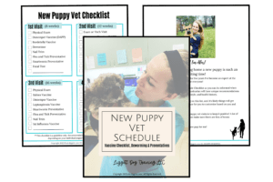 New Puppy Vet Schedule PDF + 16 Questions for Your Vet